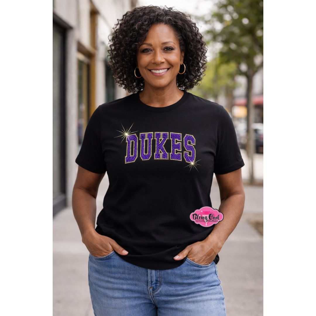 JMU Duke Dog Face Scoop Neck Unisex – Bling Owl Creations