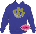 Smith Paw Print (Rhinestone Design) – Bling Owl Creations